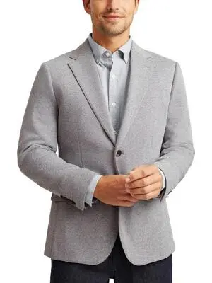 Bonobos Heathered Cotton Piqué Sport Coat - Light Grey