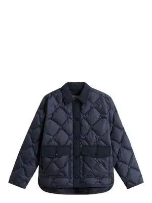Woolrich Quilted Nylon Blouson Jacket - Blue