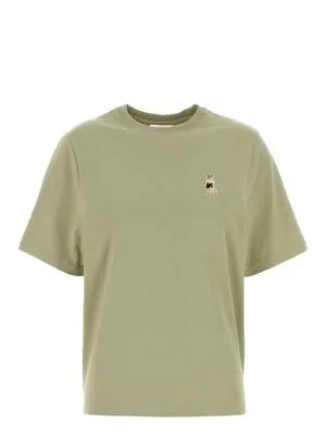Maison Kitsuné Dressed Fox Cotton T-shirt - Green