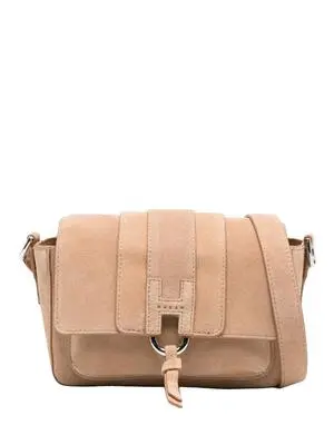 Hogan Leather Shoulder Bag White