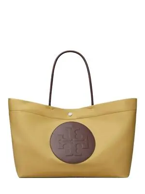 Tory Burch Ella Twist Nylon Tote - Beige