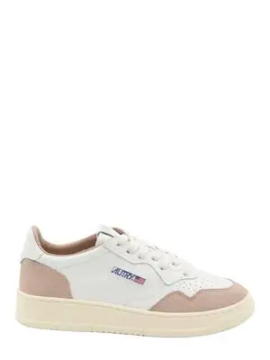 AUTRY Medialist Low Leather Sneakers - Pink