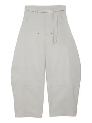 SACAI X CARHARTT WIP Trousers With Belt And Logo - White