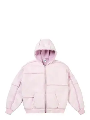 PALACE Patch Me Up Shearling Jacket - Pink
