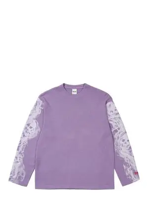 PALACE Smoked Waffle Long-sleeve Top - Purple