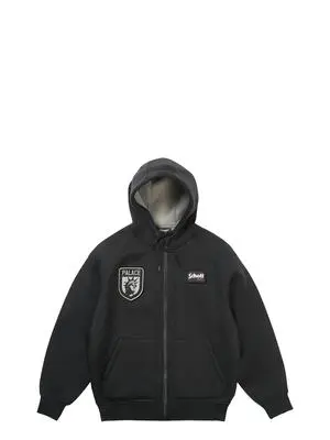 PALACE X Schott Bonded Fleece Hood - Black