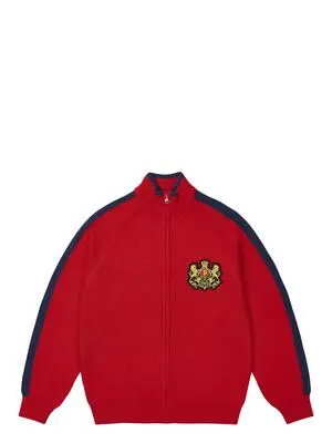PALACE Established Zip Funnel Knit - Red