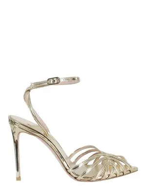 LE SILLA Heeled Sandal - Platinum