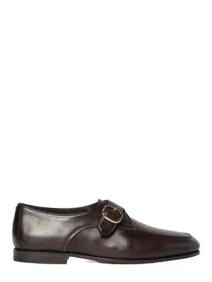 Santoni Monk Strap Shoes - Brown