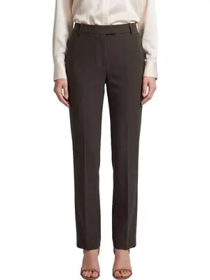 Max Mara S Max Mara Classic Cady Trousers Burnt