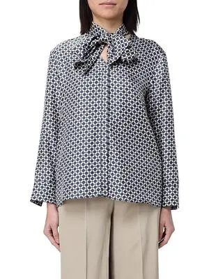 Max Mara Geometric Print Shirt - Blue