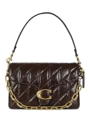 COACH Quilted Handbag With Chain Strap