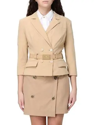 Elisabetta Franchi Belted Jacket - Camel