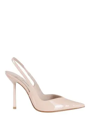LE SILLA Pointed Toe Slingback Pumps Nude