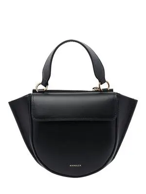 WANDLER Top Handle Handbag - Black