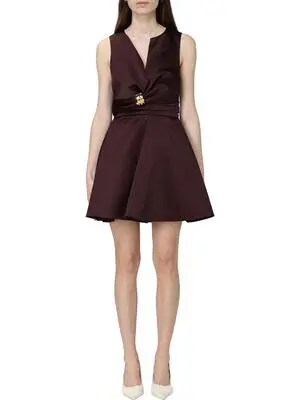 Elisabetta Franchi Mini Dress - Brown