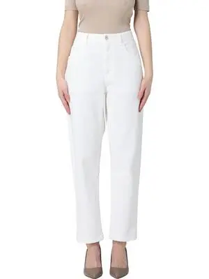 Brunello Cucinelli Brunello Cucinelli White Stretch Denim Tapered Jeans White
