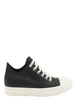 Rick Owens Lace Up Sneakers - Black