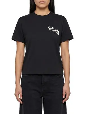 Amiri Printed Cotton T-shirt - Black