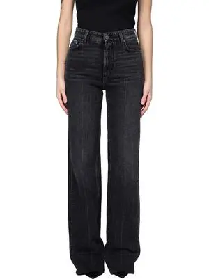 Dolce & Gabbana Palazzo Jeans In Cotton Denim - Black