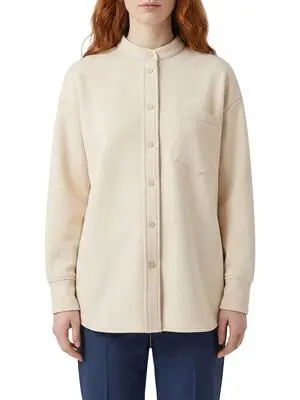 Fabiana Filippi Mandarin Collar Shirt - Beige