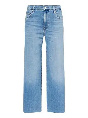 FRAME The Mellow Wide-leg Stretch-denim Jeans - Clue Raw After
