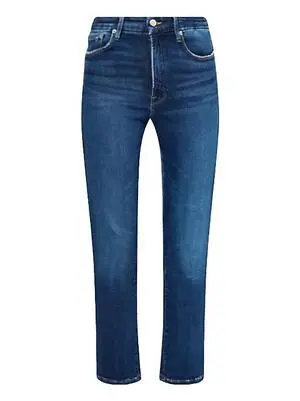 Good American Straight-leg Stretch-denim Jeans - Indigo511
