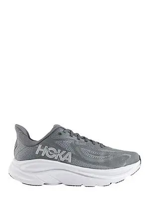 DECKERS HOKA Clifton Mesh Trainers - Asteroid Silver