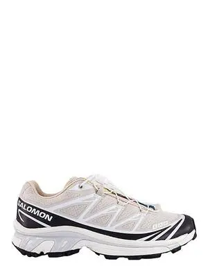 SALOMON Xt-6 Woven Trainers - Rainy Day White