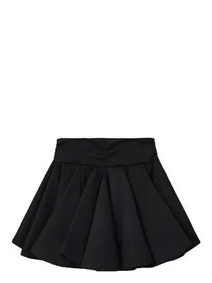 ALLSAINTS Tulip Gathered-waist Mini Skirt - Black