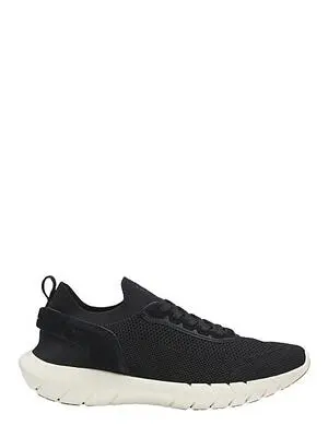 BOSS Knitted Lace-up Trainers - Black