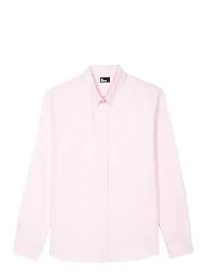 The Kooples Striped Slim-fit Cotton Shirt - Pink - Blue