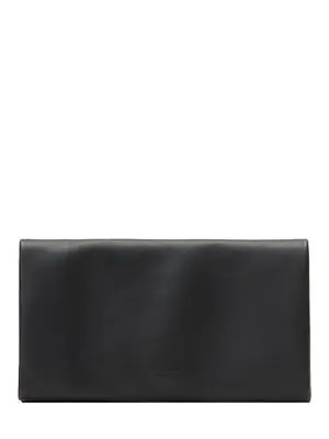 ALLSAINTS Harluna Leather Clutch Bag - Black