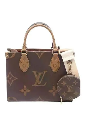 LOUIS VUITTON Onthego Pm Tote - Brown