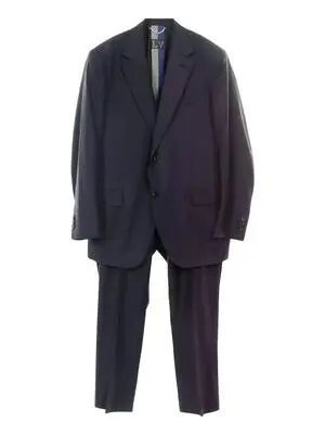 LOUIS VUITTON Gaston Fit Single-breasted Wool Suit - Blue