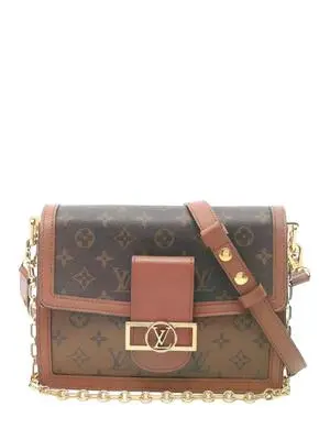LOUIS VUITTON 2021s Mm Dauphine Monogram Shoulder Bag - Brown