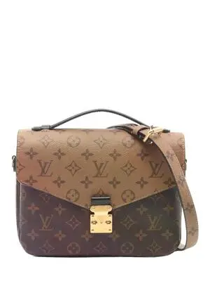LOUIS VUITTON 2010 Mm Metis Monogram Tote Bag - Brown