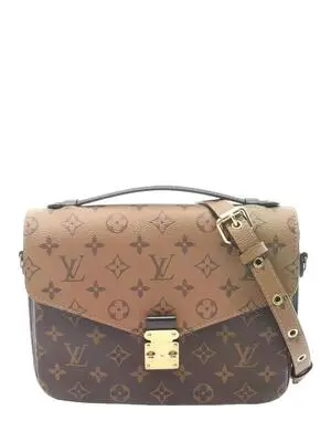 LOUIS VUITTON 2010s Mm Metis Monogram Shoulder Bag - Brown