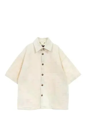 LOUIS VUITTON 00s Damier Short-sleeve Shirt - Neutrals