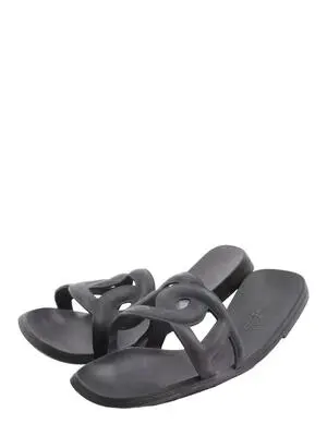 Hermès 2000s Aloha Chaine D'ancre Sandals - Black