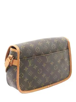 LOUIS VUITTON 1997 Sologne Monogram Shoulder Bag - Brown