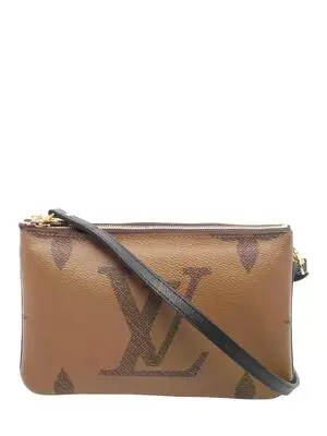 LOUIS VUITTON 2020 Monogram Zip Bag - Brown