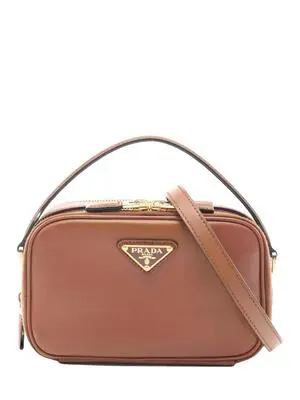 Prada 2010s Odette Leather Handbag - Brown
