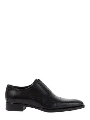 GUCCI GG Leather Derby Shoes