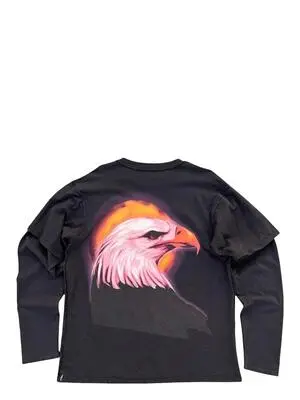 TRAVIS SCOTT Birds In The Trap Long Sleeve Tee Shirt - Black