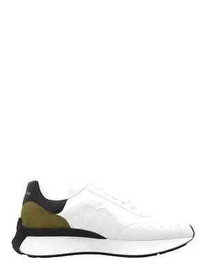 Alexander McQueen Sprint Runner - White/black/khaki
