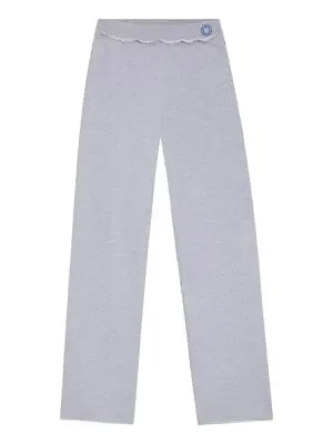 Hugo Logo-waistband Tracksuit Bottoms - Light Grey