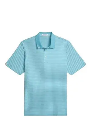 ASHWORTH GOLF 2bar Stripe Polo - Atlantis Stripe