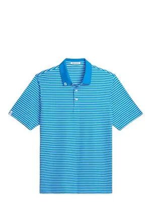 ASHWORTH GOLF 2bar Stripe Polo - Bluefin/white