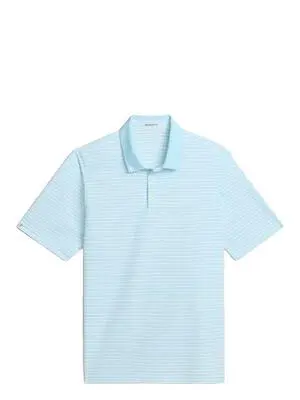 ASHWORTH GOLF 2bar Stripe Polo - Seafoam/white